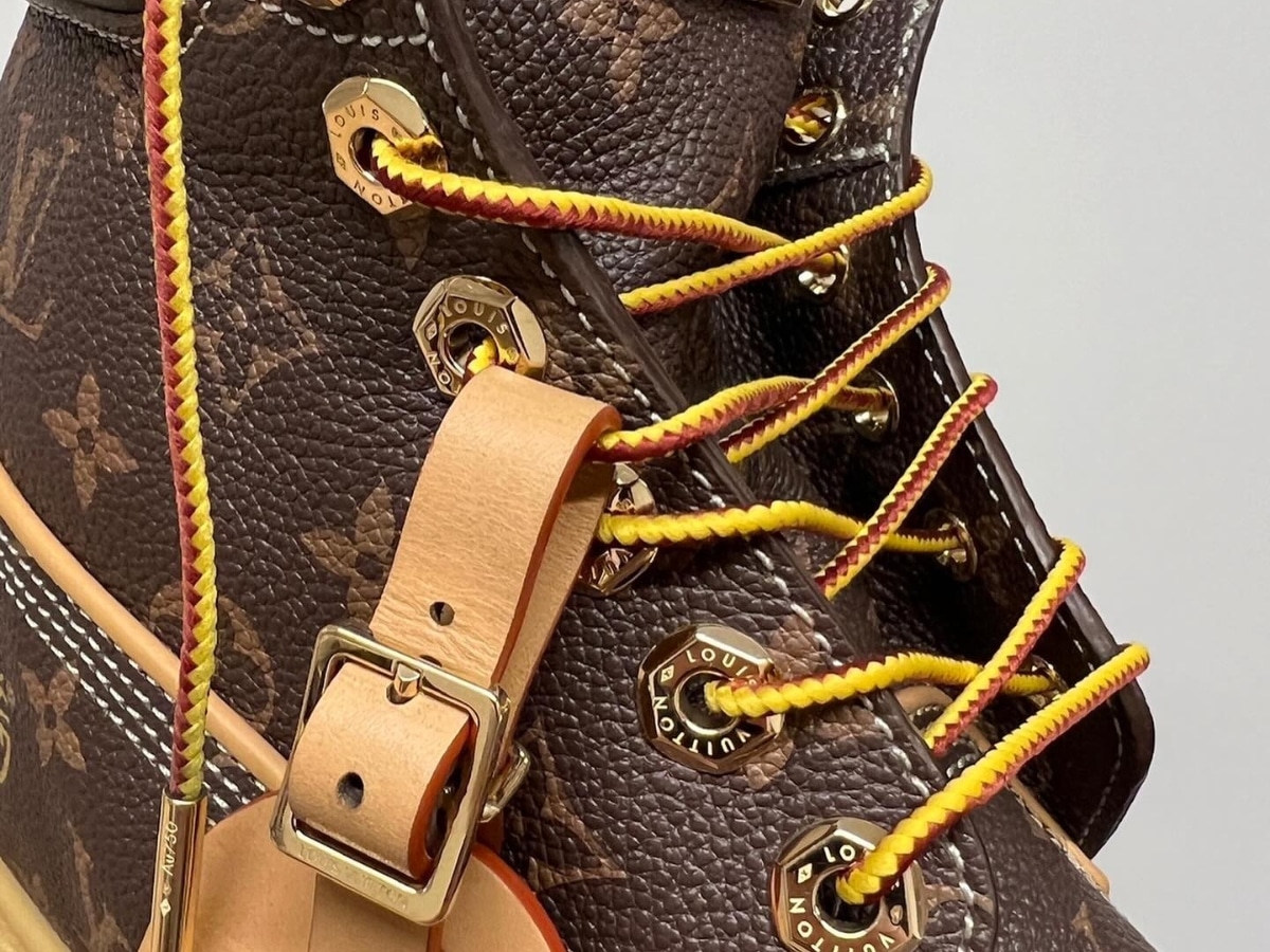 這雙 LV 與 Timberland 的聯乘合作，叫價達6萬美元？ – BeautyExchange