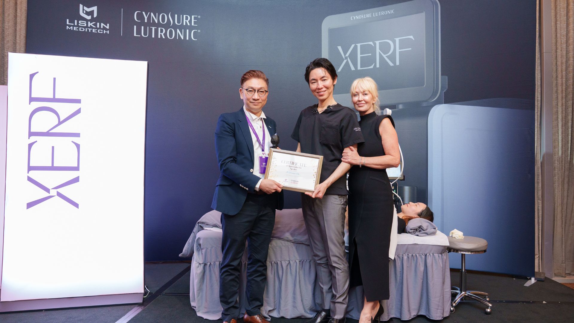 「XERF香港發布會晚宴」日本皮膚科醫生推薦首部雙頻單極電波緊膚系統 – BeautyExchange